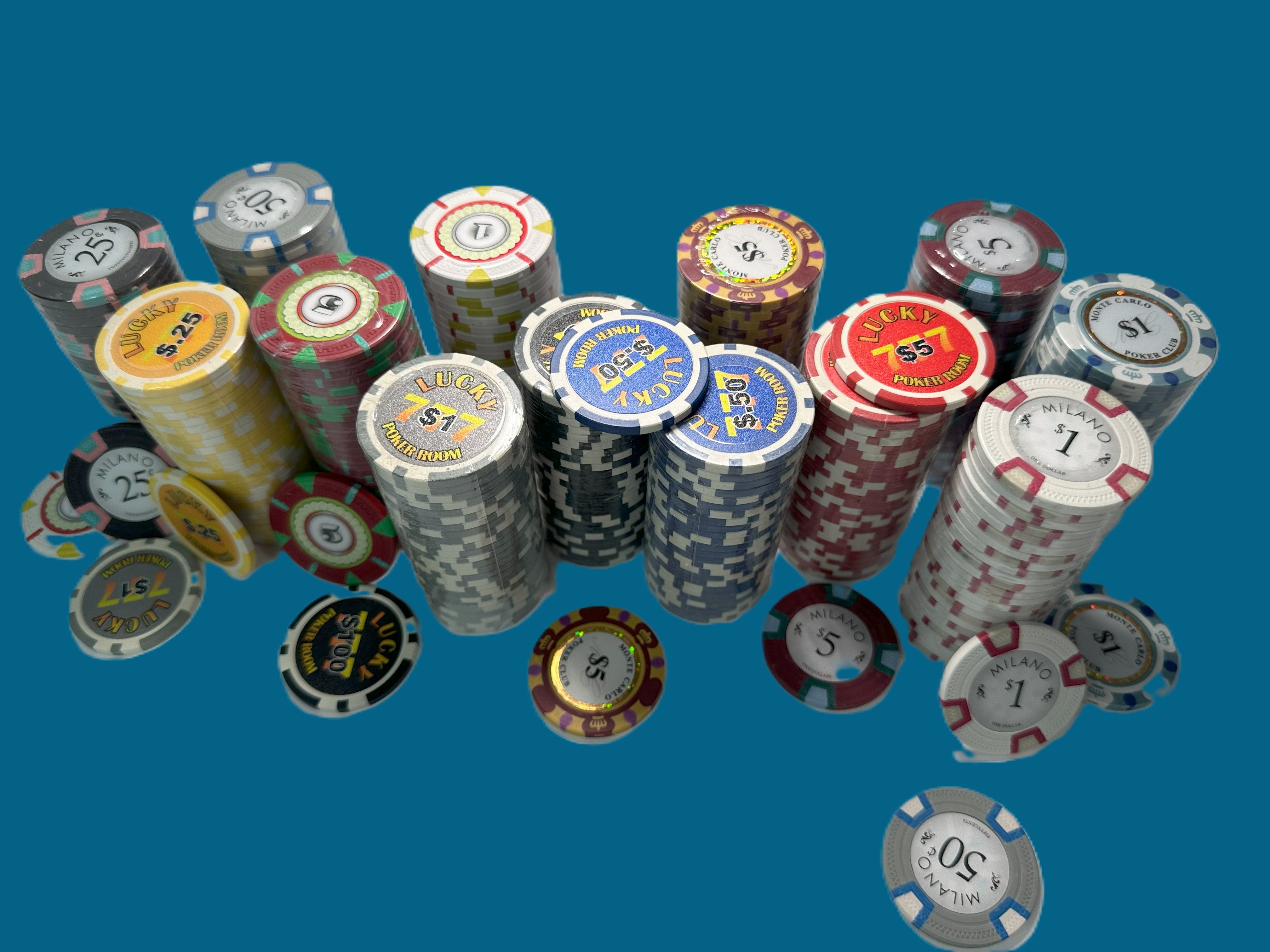 Poker Chips for Sale - Milano, Monte Carlo, Custom Poker Chips & More ...